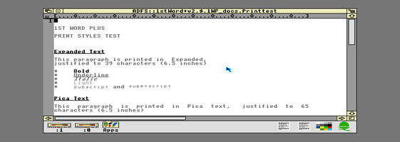 1st Word Plus (Release 2) - MAME software