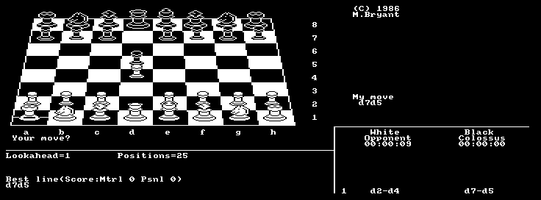 Colossus 4 Chess (UK) - MAME software