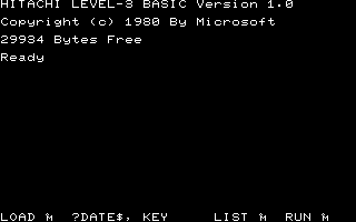 Basic Master Level 3 (MB-6890) - MAME machine