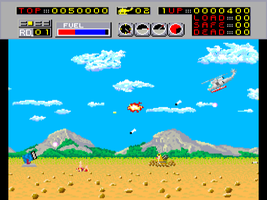 Choplifter (bootleg) - MAME machine