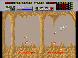 Choplifter (unprotected) - MAME machine