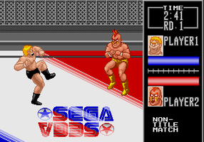 Wrestle War (Mega-Tech) - MAME machine