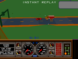 Hard Drivin' (compact, rev 1) - MAME machine