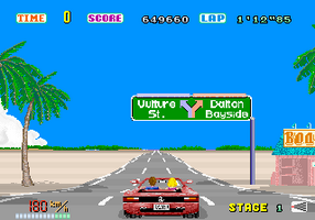 Out Run (Japan, deluxe sitdown) (FD1089A 317-0019) - MAME ma...
