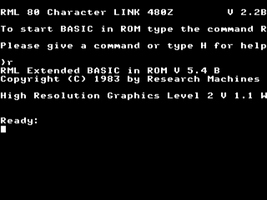 LINK 480Z (set 1) - MAME machine