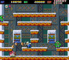 Snow Bros. - Nick & Tom (Dooyong license) - MAME machine